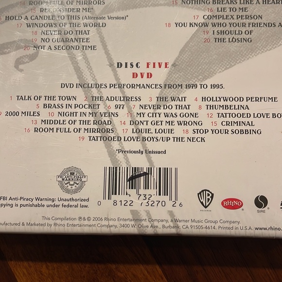 Rhino Entertainment | Media | New Sealed The Pretenders Pirate Radio ...